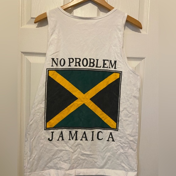 Shirts | Vintage Jamaican Flag No Problem Jamaica Tank Top Xl | Poshmark
